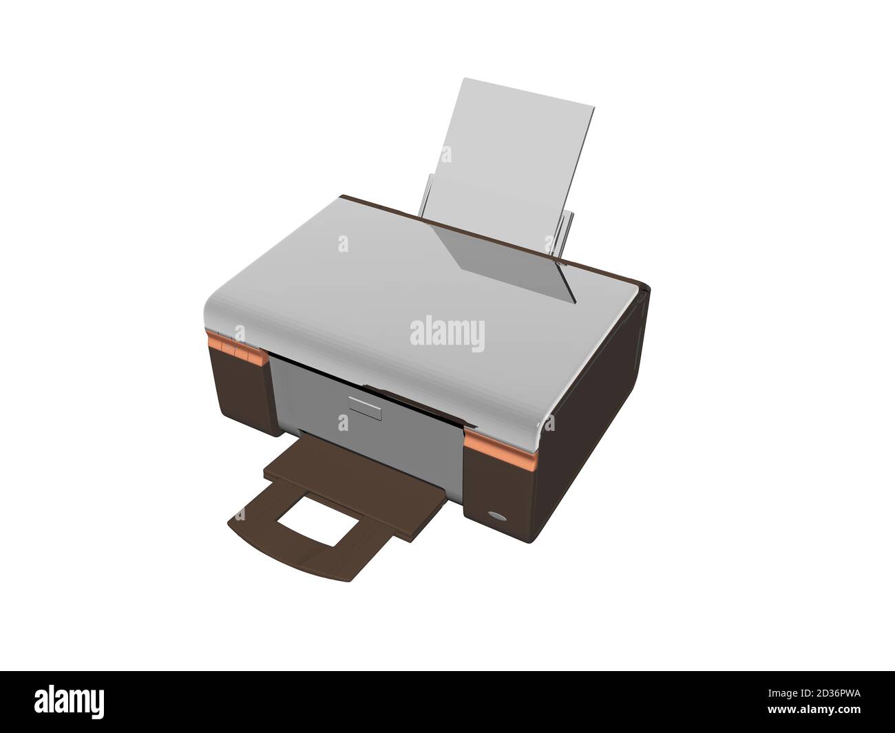 Paper printer tray Cut Out Stock Images & Pictures - Alamy