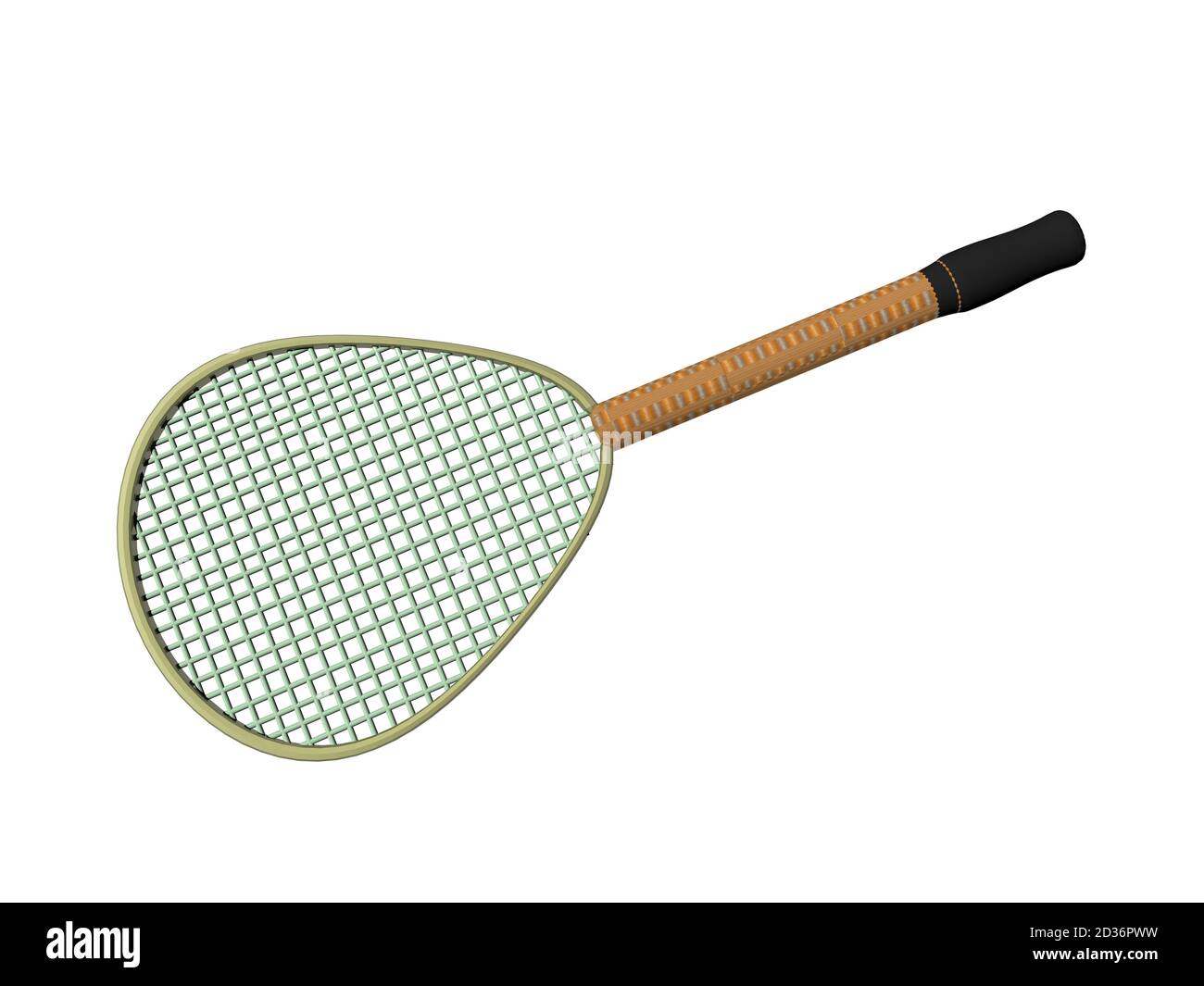 Tennis racket with ball in sports Stock Photo - Alamy