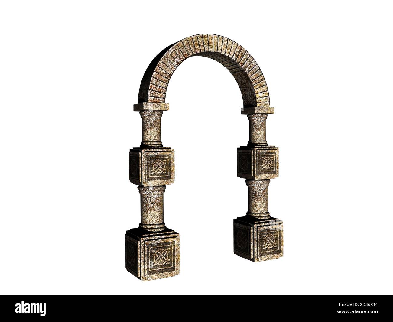 ancient buildings with archways Stock Photo - Alamy