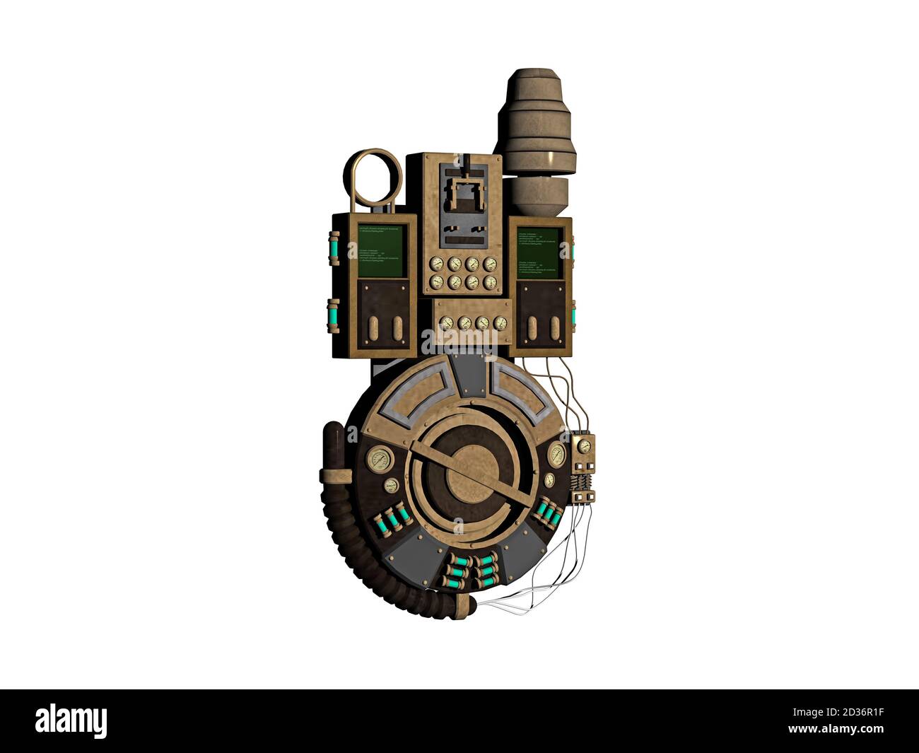 futuristic knapsack radio for military Stock Photo - Alamy