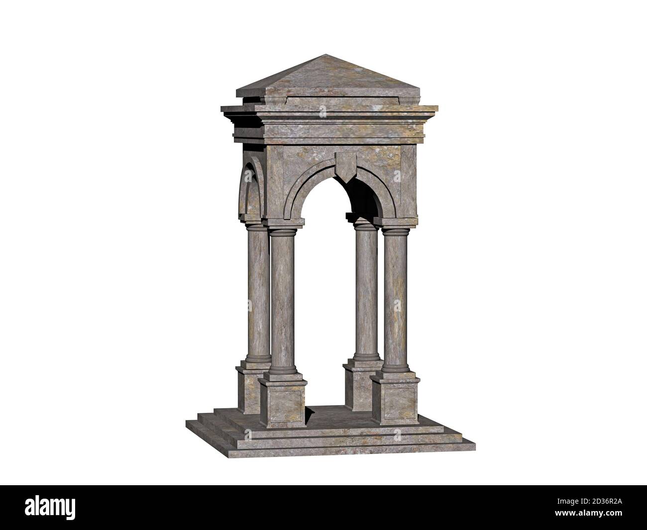 ancient buildings with archways Stock Photo - Alamy