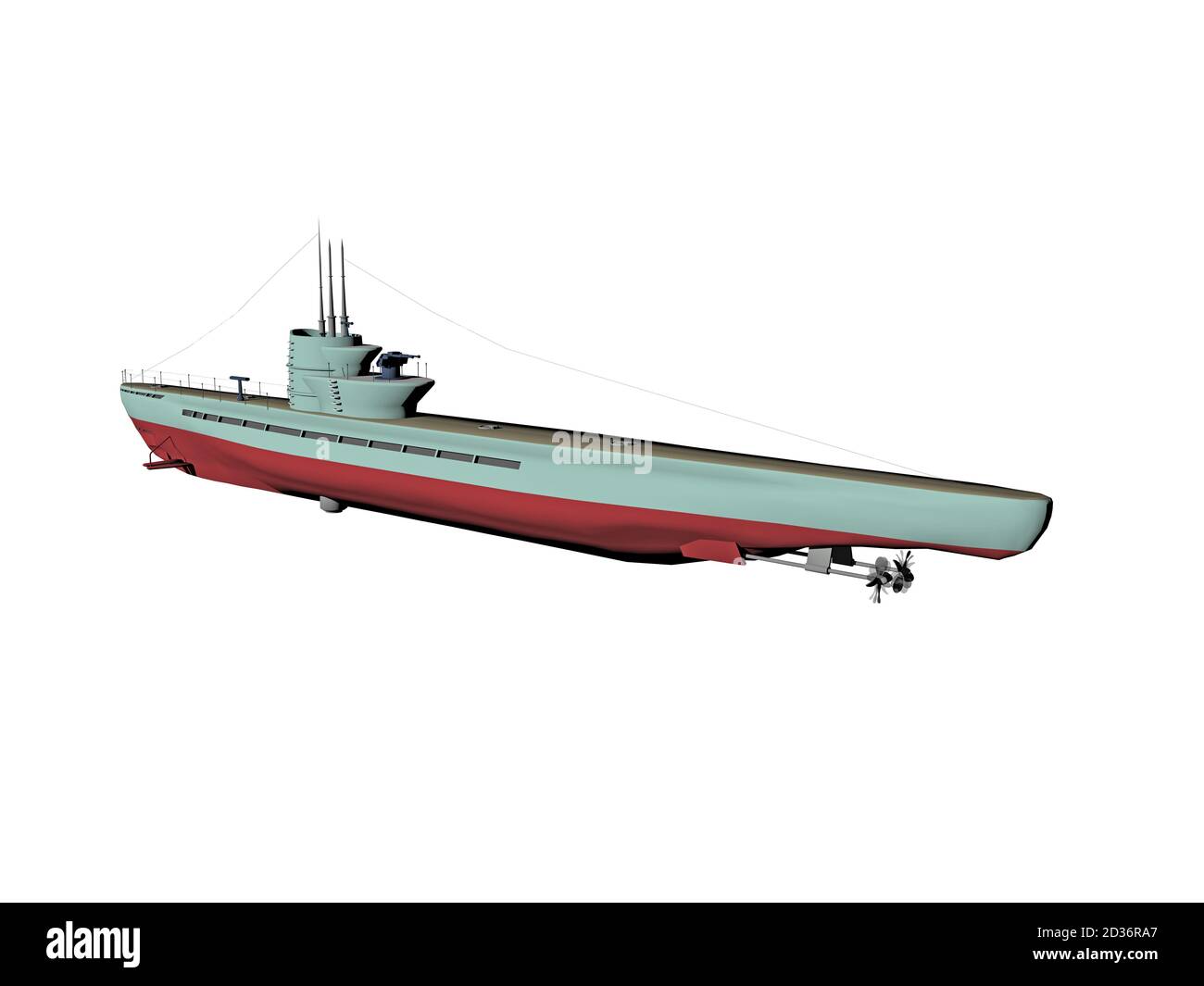 Submarine with propeller drive Stock Photo - Alamy