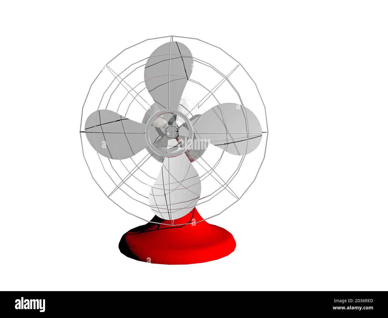 Table fan with wings and basket Stock Photo - Alamy