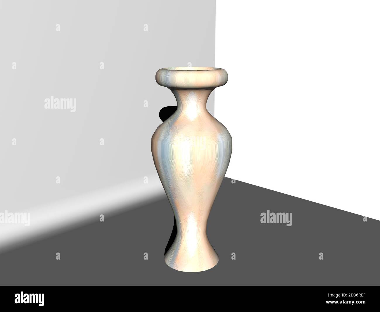 high stand vase in the corner of the room Stock Photo - Alamy