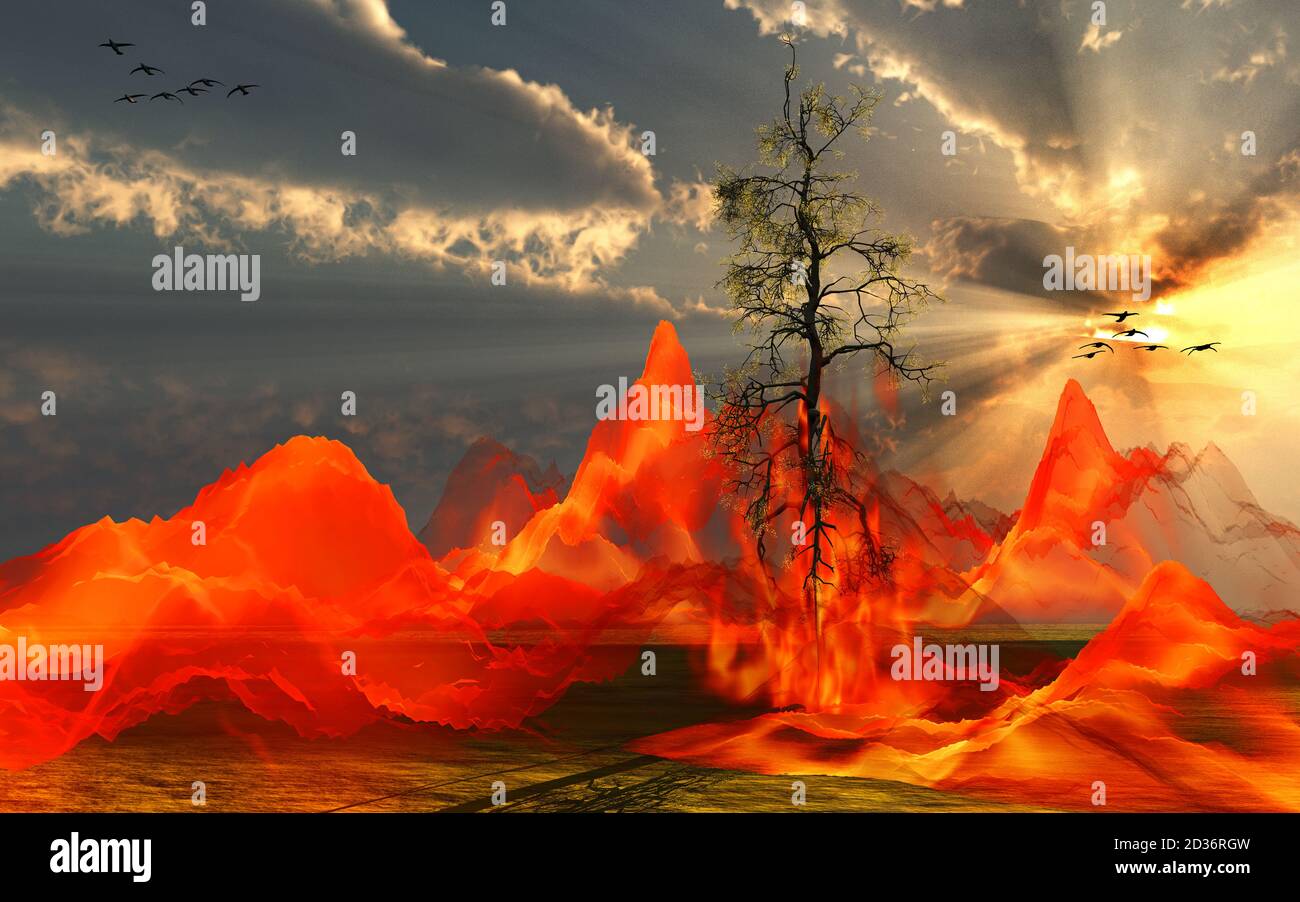Firescape hi-res stock photography and images - Alamy