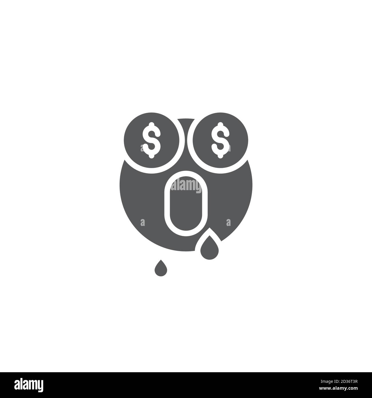 Money face smiley vector icon symbol emoticon isolated on white ...