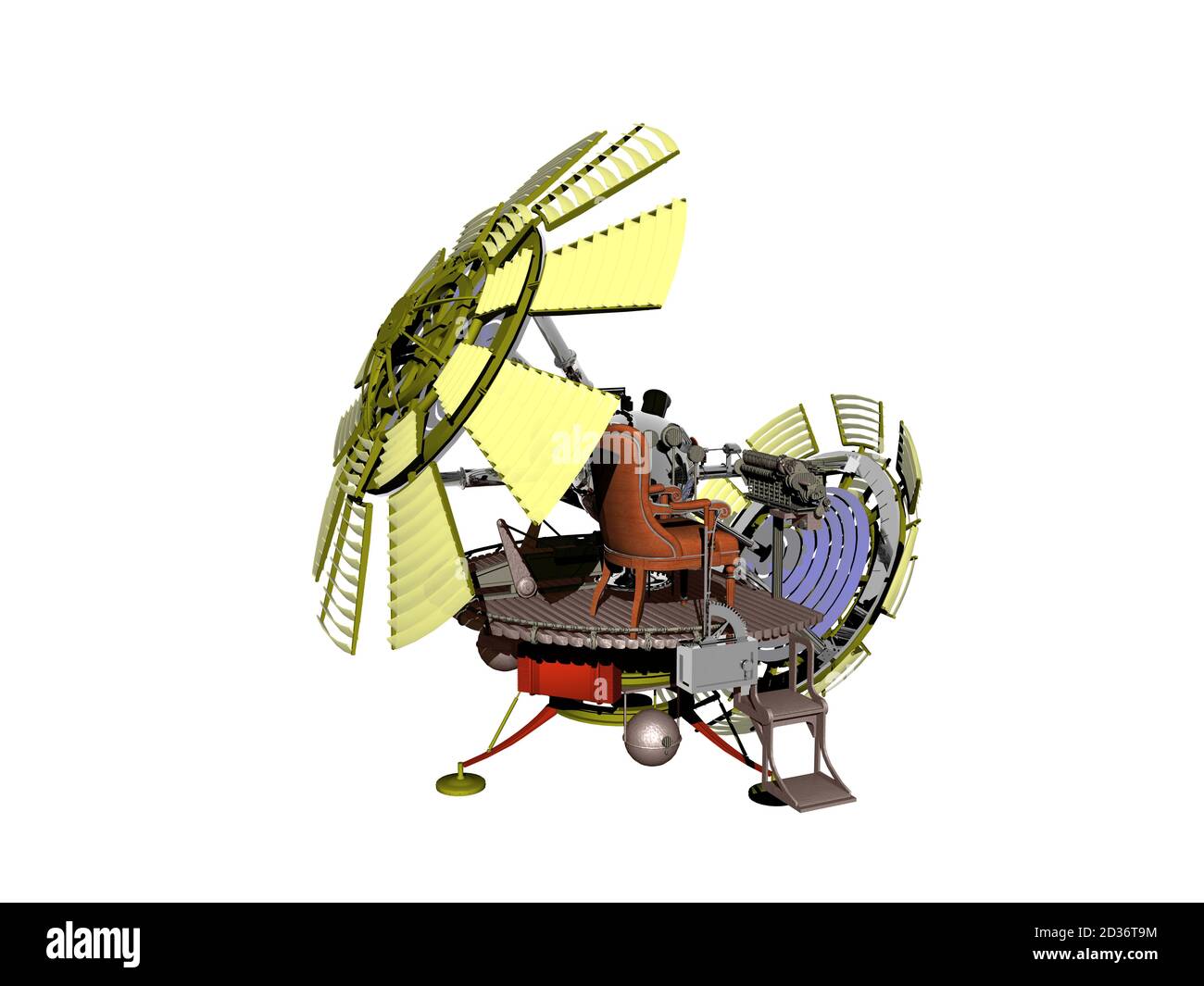 futuristic time machine travels through space and time Stock Photo - Alamy