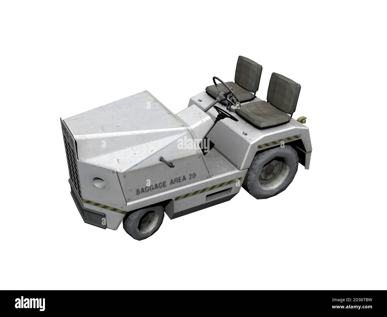 heavy tractor at the airport Stock Photo - Alamy