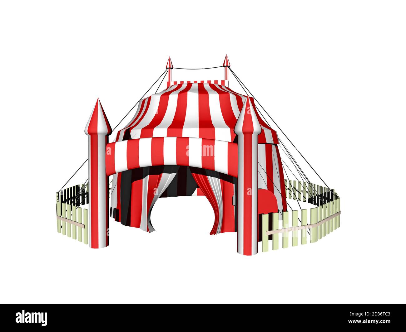 Red and white striped circus tent hi-res stock photography and images - Alamy