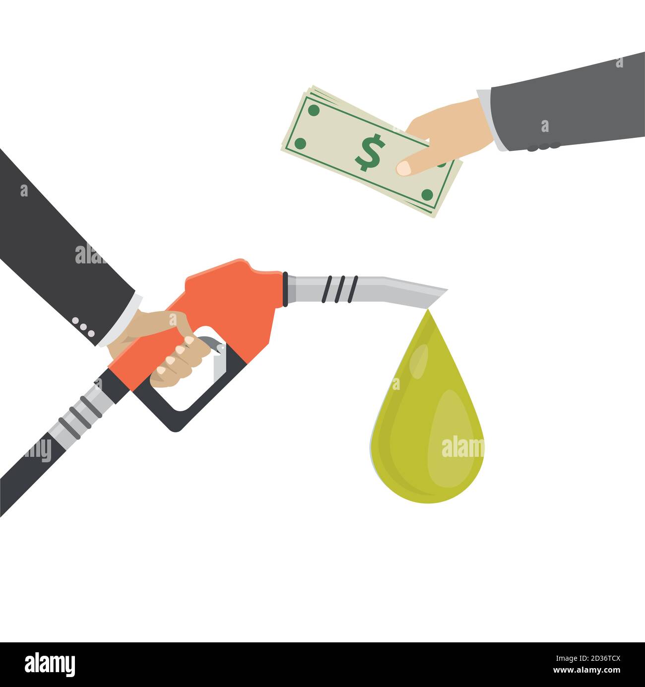 Person holding diesel fuel Cut Out Stock Images & Pictures - Alamy