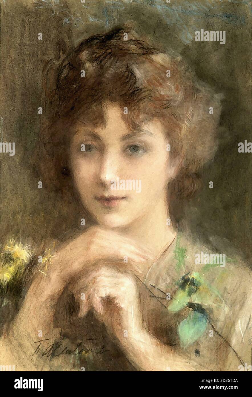 Teodor axentowicz girl hi-res stock photography and images - Alamy