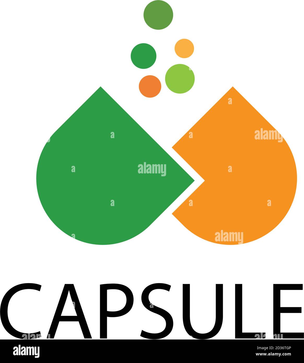 capsule logo icon vector template illustration Stock Vector Image & Art ...
