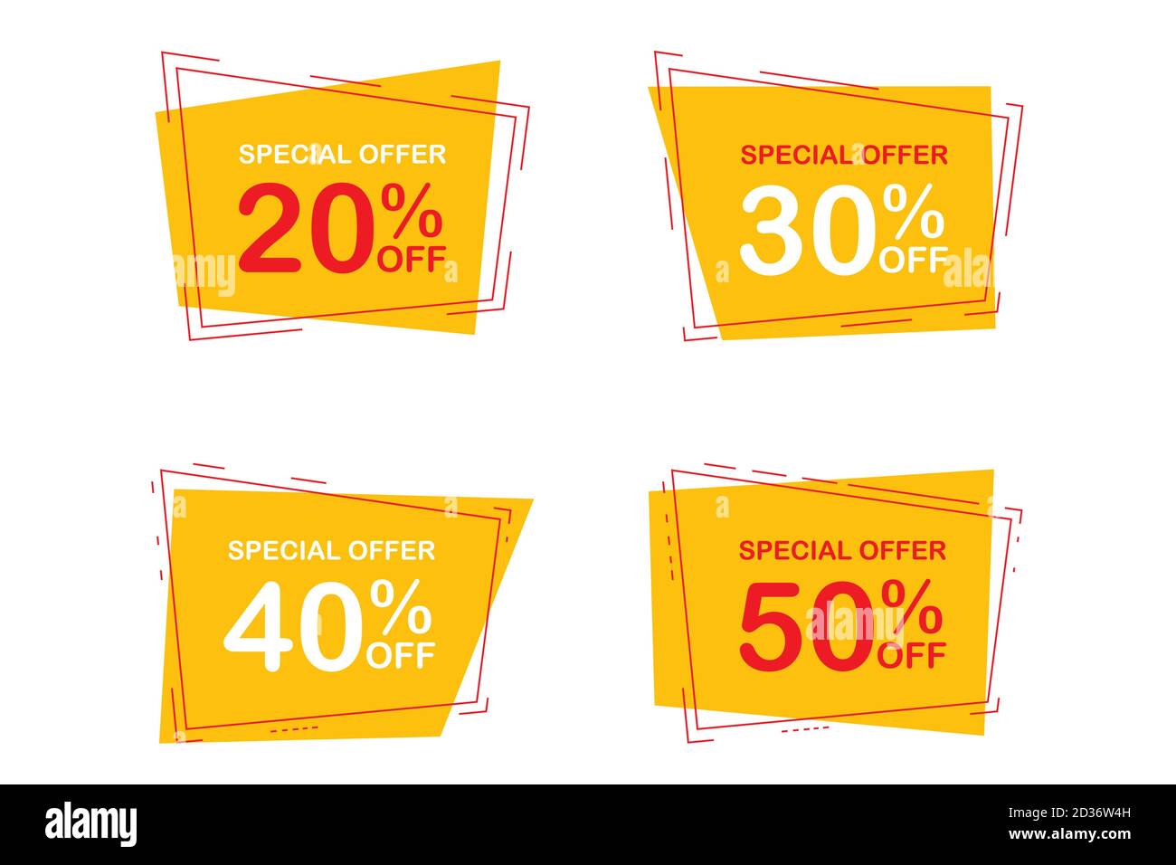 special offer off signs concept Stock Vector Image & Art - Alamy
