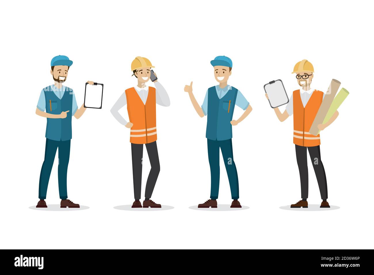 Set people different job Cut Out Stock Images & Pictures - Alamy