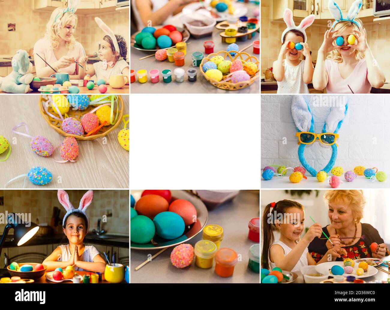 Collage different easter eggs hi-res stock photography and images - Alamy