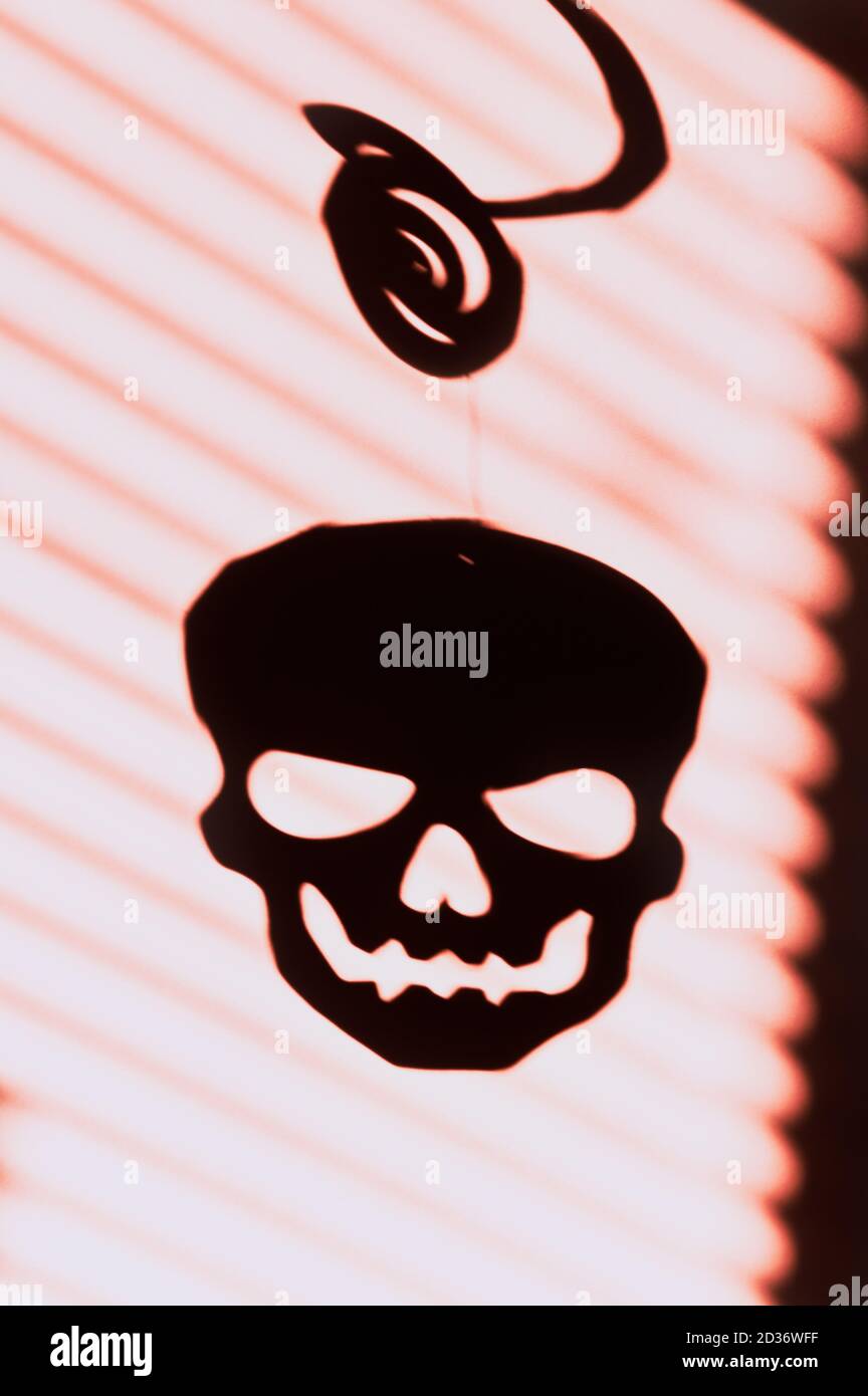 Strong shadows of the skull Stock Photo - Alamy