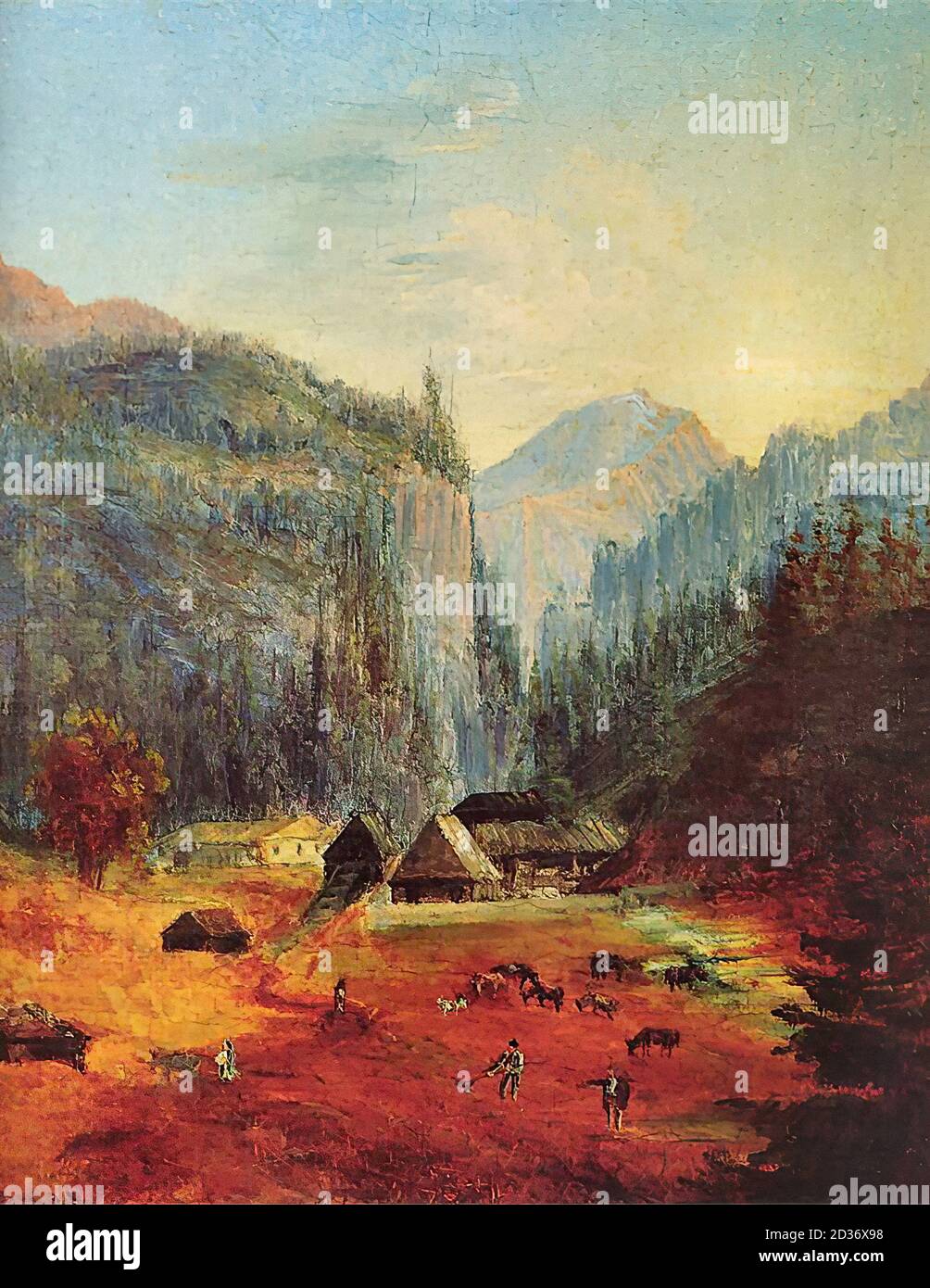 Glowacki Jan Nepomucen - W Dolinie Koscieliskiej - Polish School Stock ...