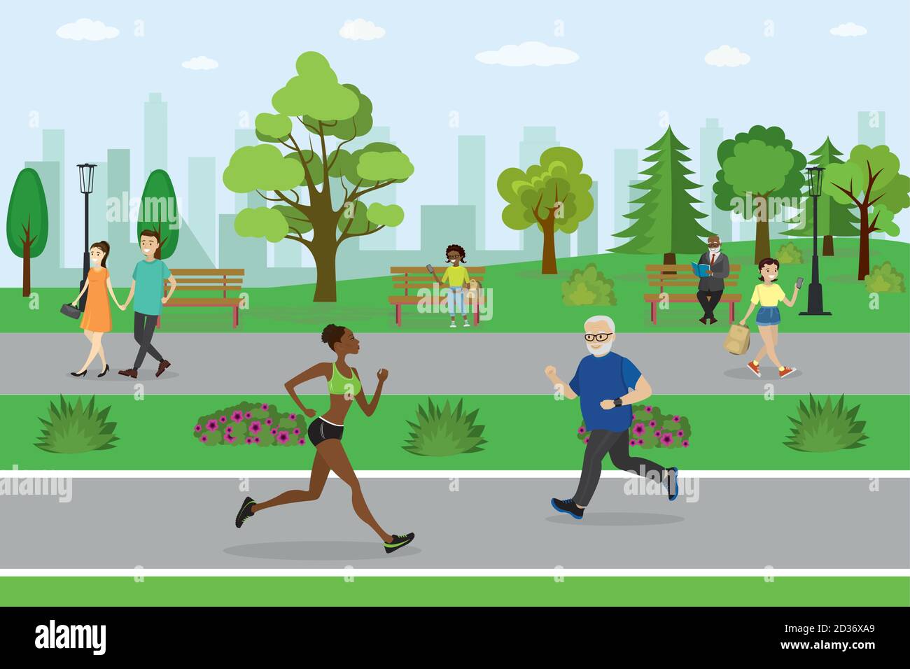 Different morning Stock Vector Images - Alamy