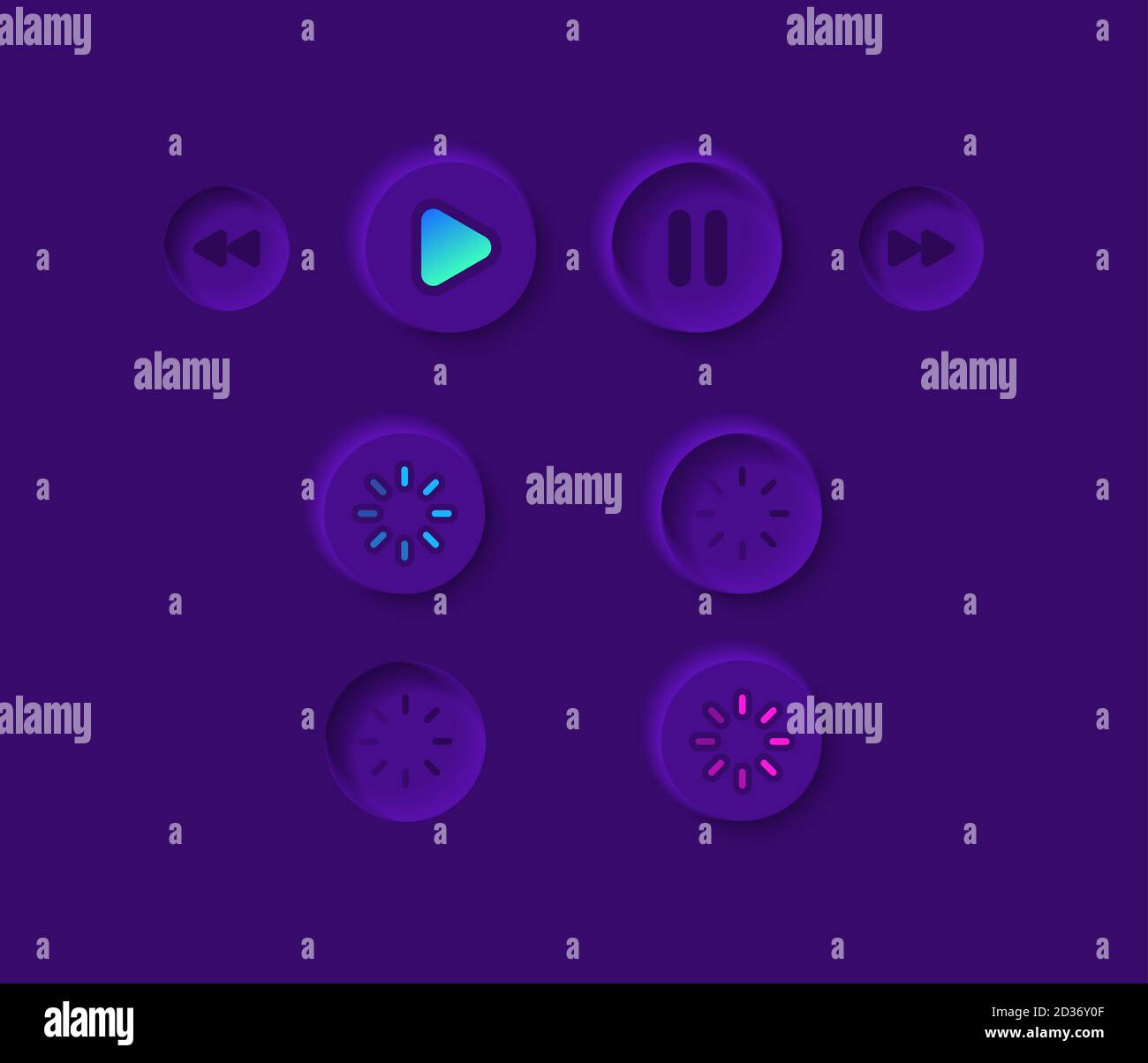 Active loading sign Stock Vector Images - Alamy