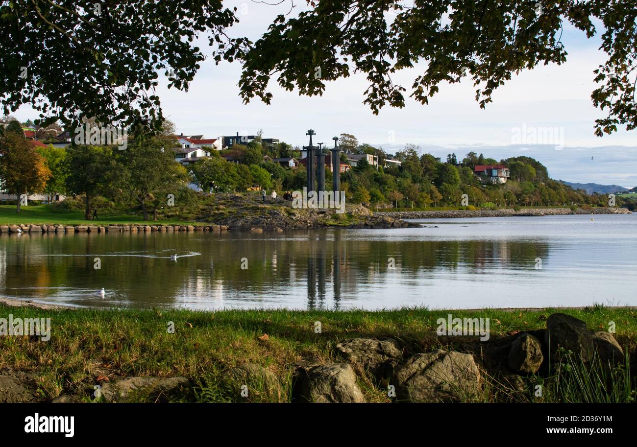 Stavanger Swords Norway- Sverd i fjell (severd in the mountains Stock ...