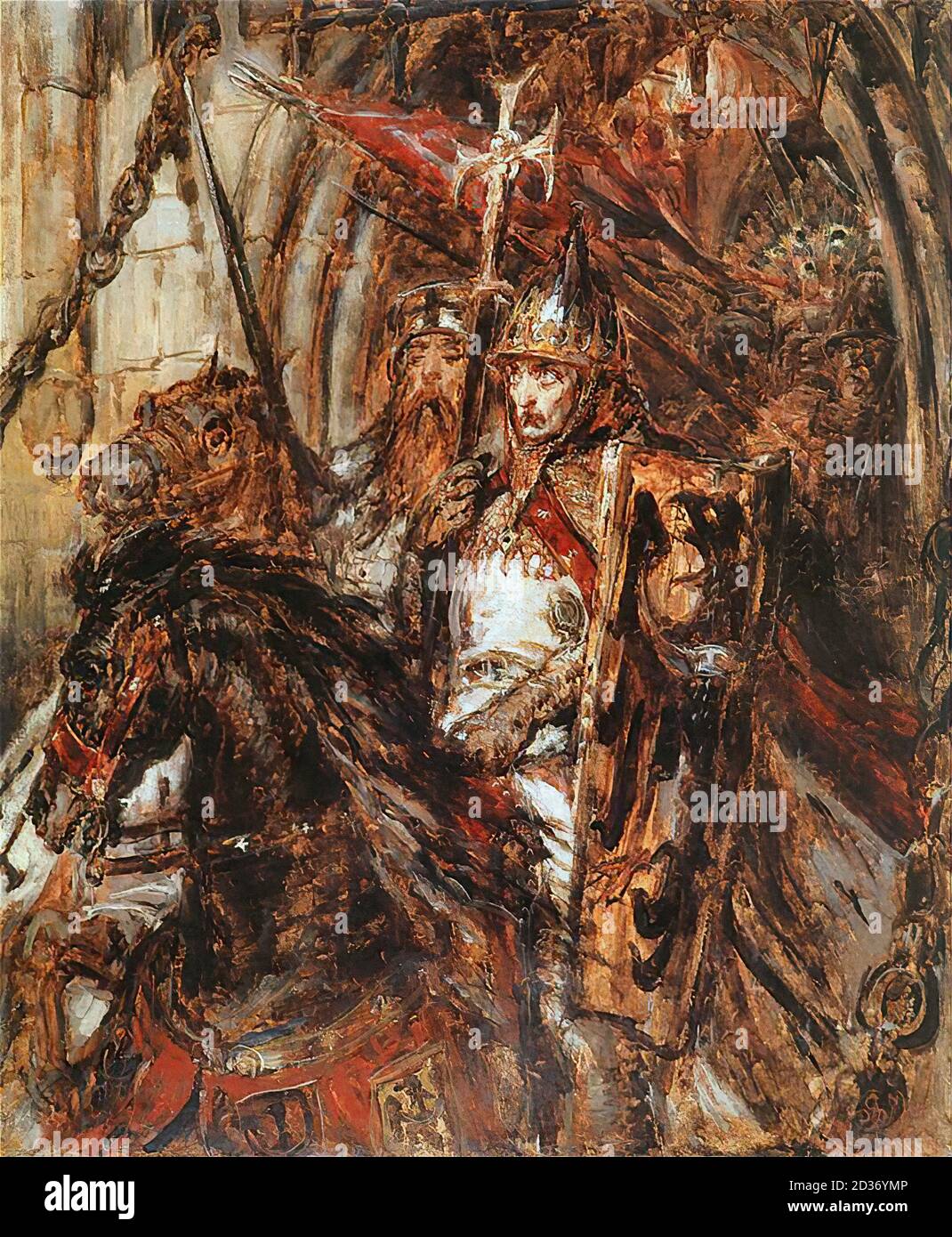 Matejko Jan - Duke Henryk Pobozny - Polish School Stock Photo - Alamy