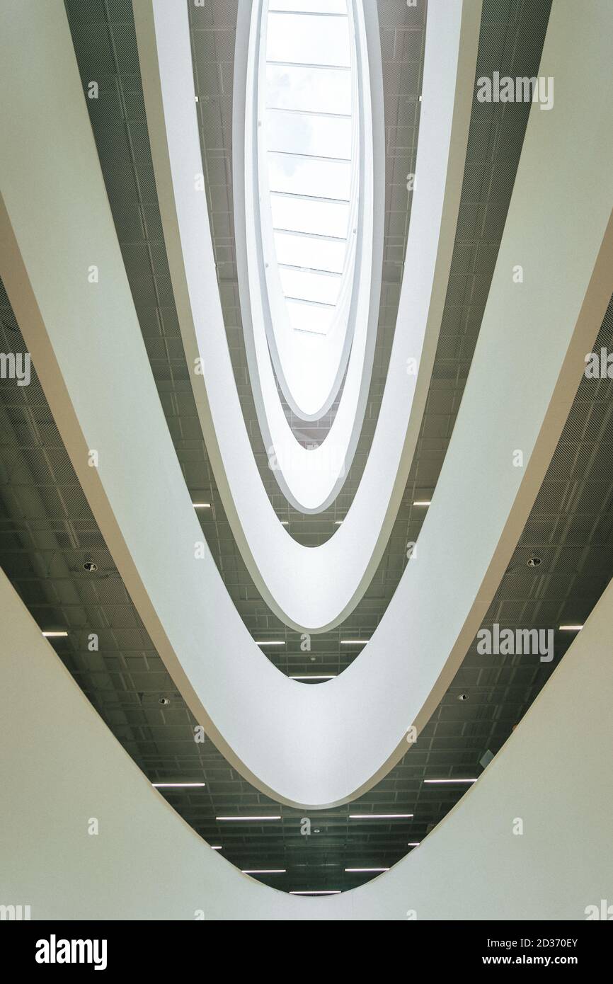 The modern ceiling design Stock Photo - Alamy