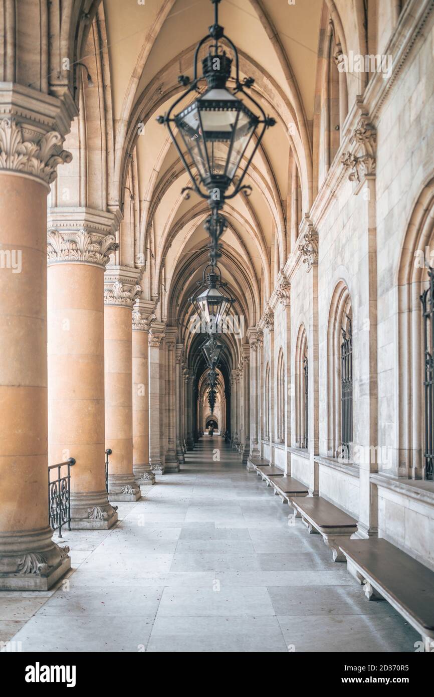 Beautiful Baroque and Neo-Gothic architecture of Vienna Stock Photo - Alamy