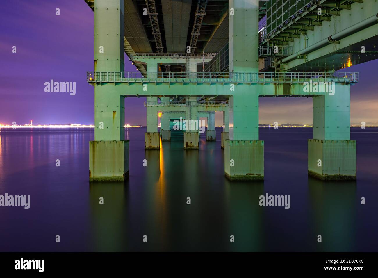 Sky Gate Bridge (Access Bridge) connecting Osaka Kansai International ...