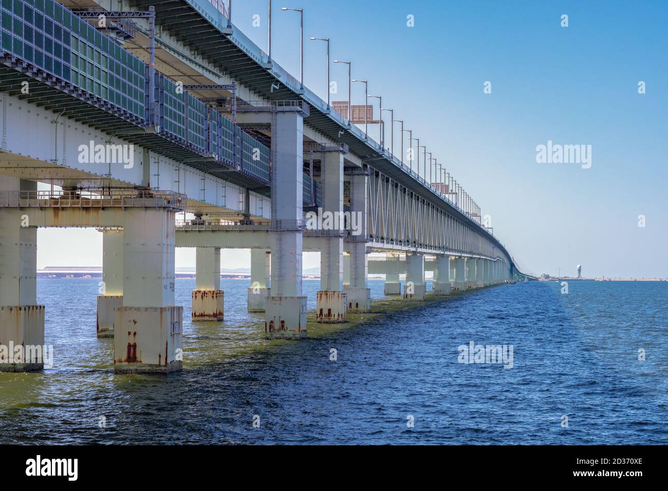 Sky Gate Bridge (Access Bridge) connecting Osaka Kansai International ...