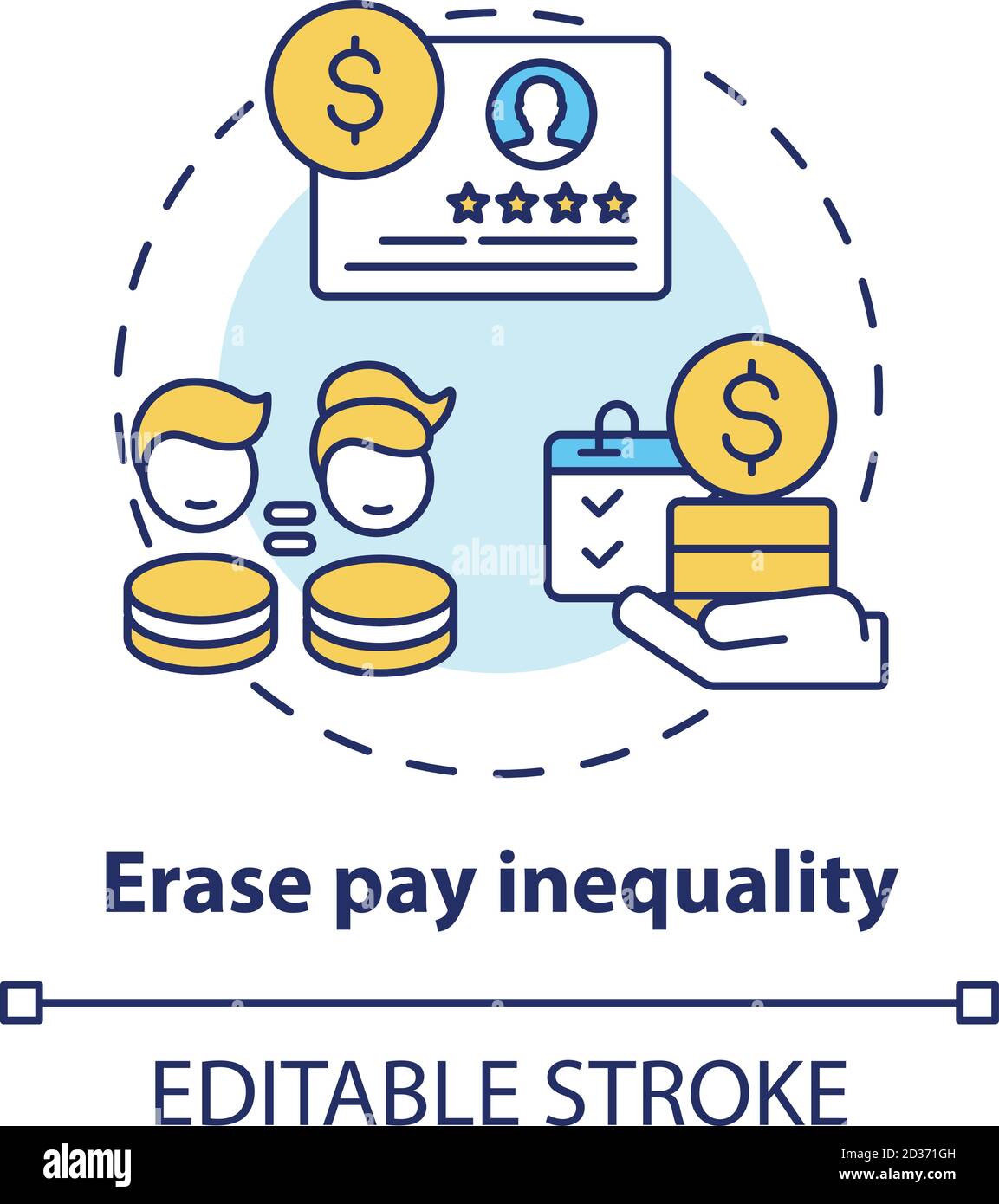 Gender pay inequality Cut Out Stock Images & Pictures - Alamy