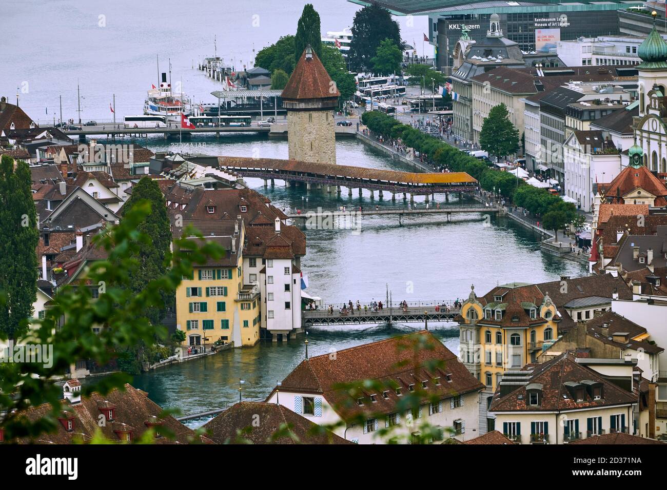 Luzern Switzerland Tourism Sightseen Cityscape Stock Photo - Alamy