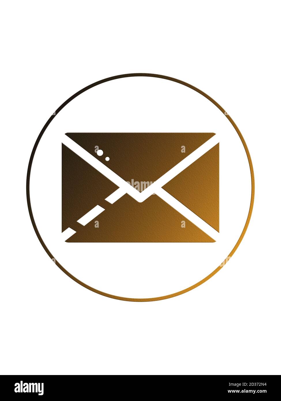 Message icon on a white background. Isolated object. 3D rendering Stock ...