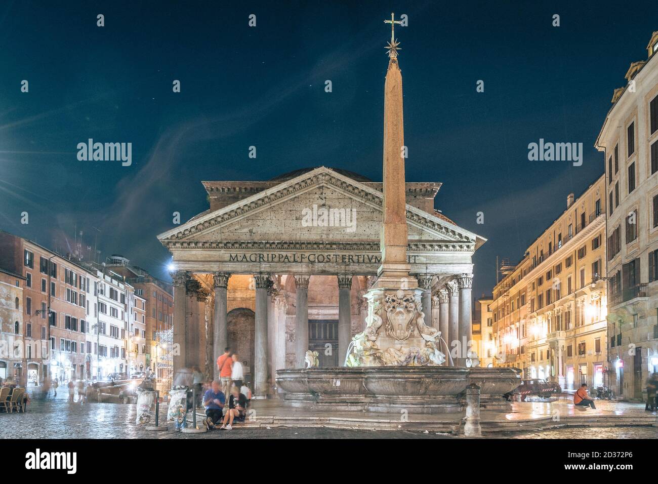 ROME, ITALY - Sep 01, 2020: The breathtaking classical architecture of ...