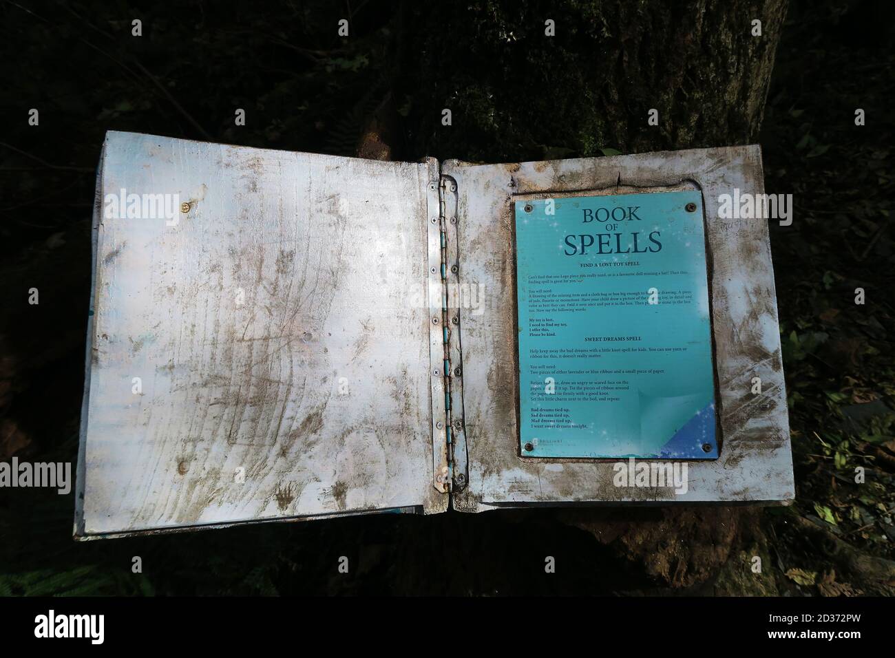 Tourists attractions along the Faerie Trail at Loch Lomond in Scotland ...