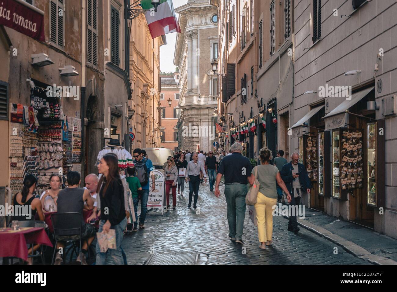 ROME, ITALY - Sep 01, 2020: The breathtaking classical architecture of ...
