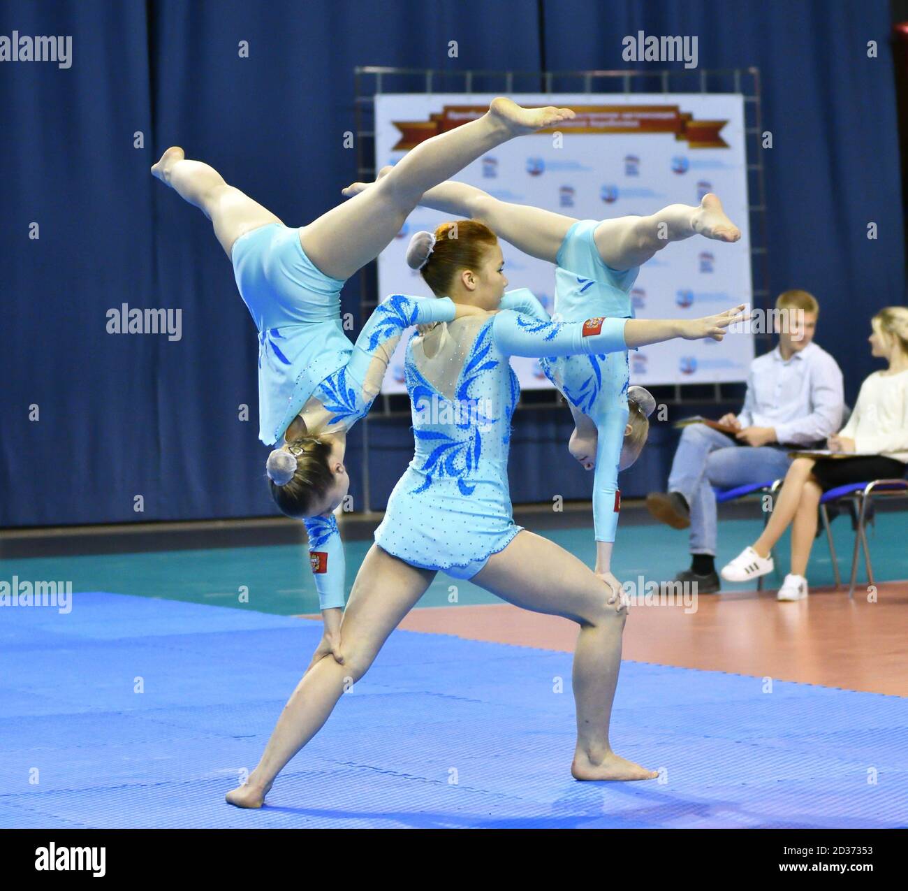 Orenburg, Russia, 26-27 May 2017 years: girl compete in sports ...