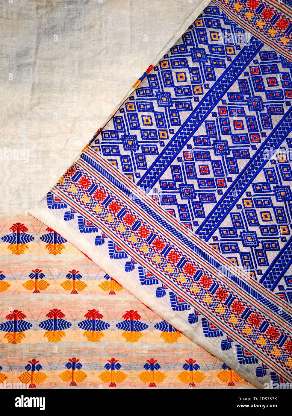tribal pattern or ethnic pattern is used for assam motif design or muga ...