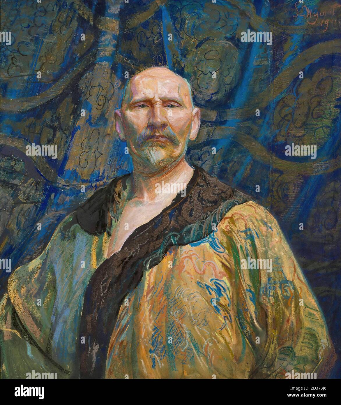 Wyczólkowski Leon - Self Portrait 2 - Polish School Stock Photo - Alamy