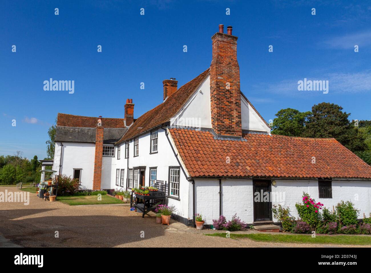 The cottage at Cressing Temple Barns, an ancient monument situated ...