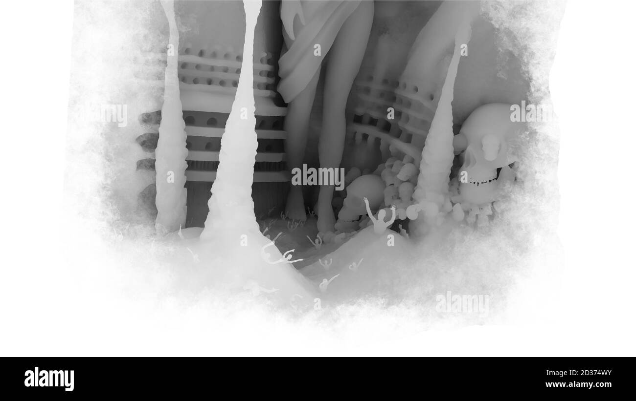 Spirit World of Hell Stock Photo - Alamy