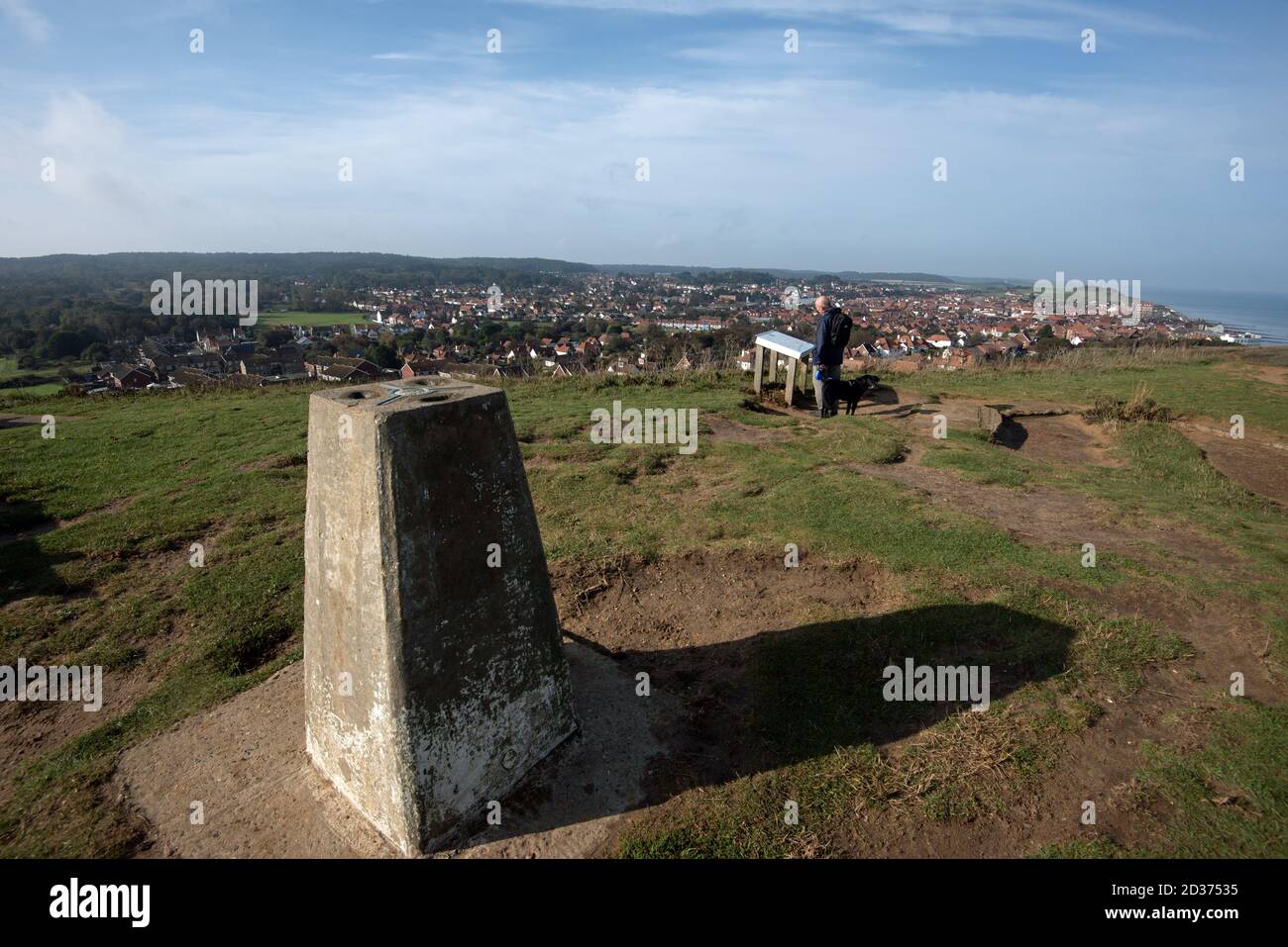 Beeston Bump, Sheringham, Norfolk..tallest mountain in the world Stock ...