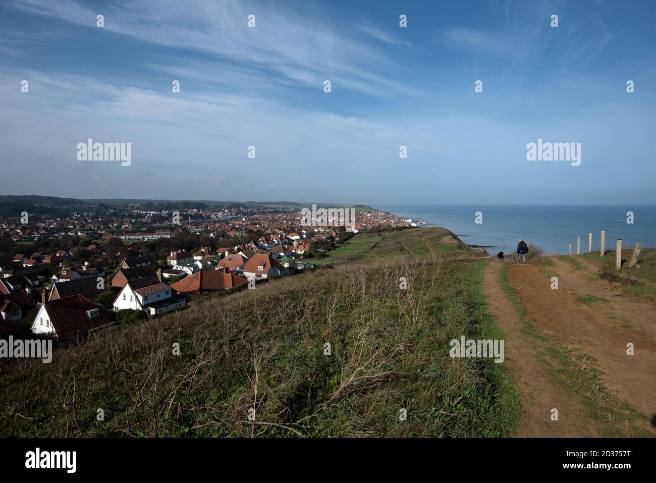 Beeston Bump, Sheringham, Norfolk..tallest mountain in the world Stock ...