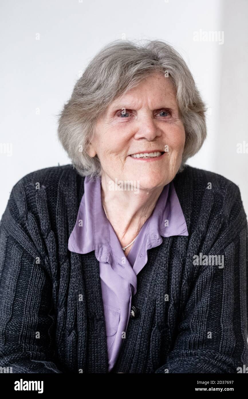 Hamburg, Germany. 06th Oct, 2020. The German soprano Anja Silja sits in ...