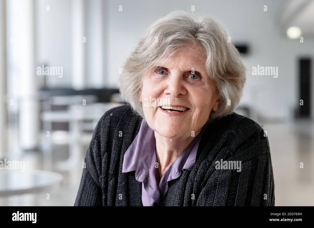 Hamburg, Germany. 06th Oct, 2020. The German soprano Anja Silja sits in ...