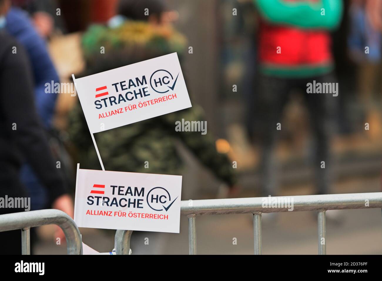 Team strache flags hi-res stock photography and images - Alamy