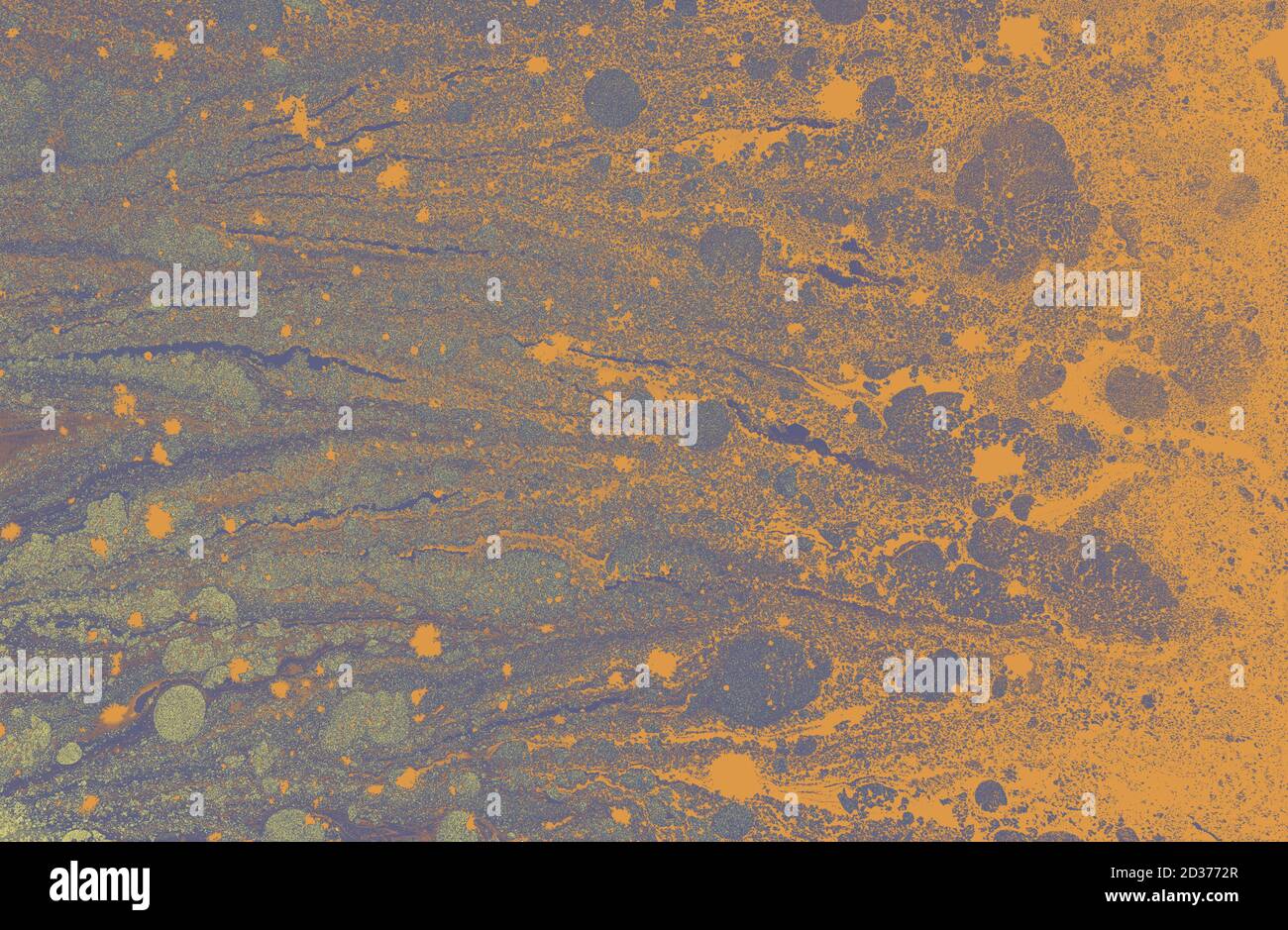 Abstract background of an oil painting with colorful swirly and wavy ...