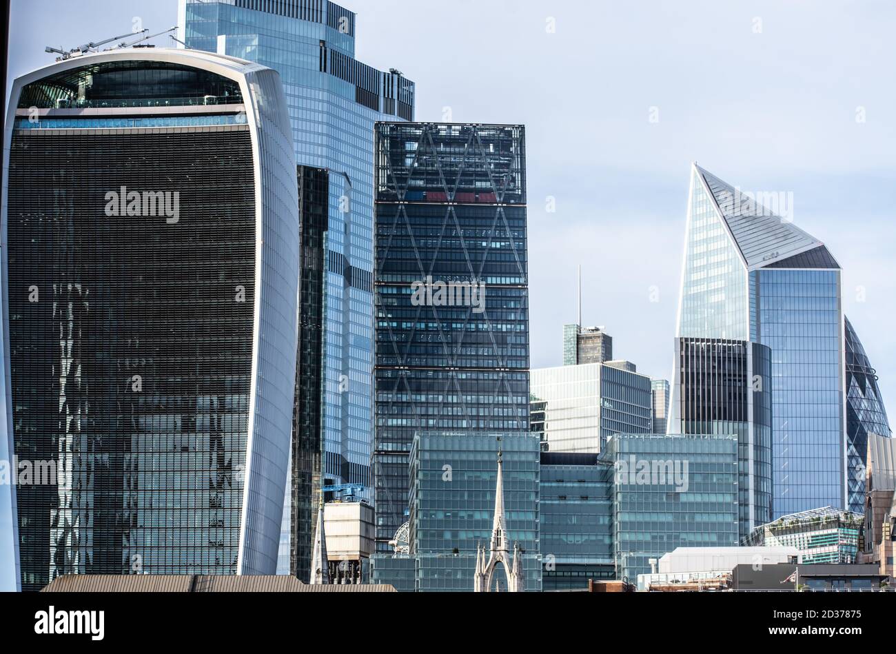 Beautiful cityscape of a modern city Stock Photo - Alamy