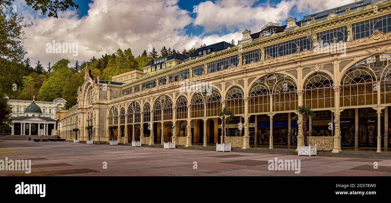 The spa in Marienbad, czech republic Stock Photo - Alamy