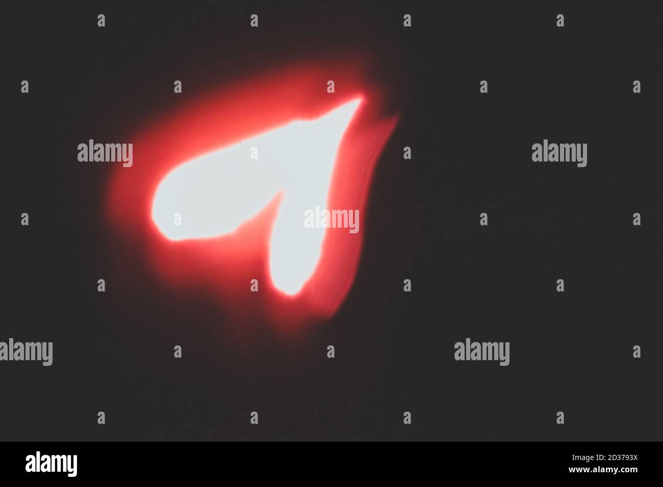 Red heart shape bokeh., Love heart background. Abstract noise overlay ...