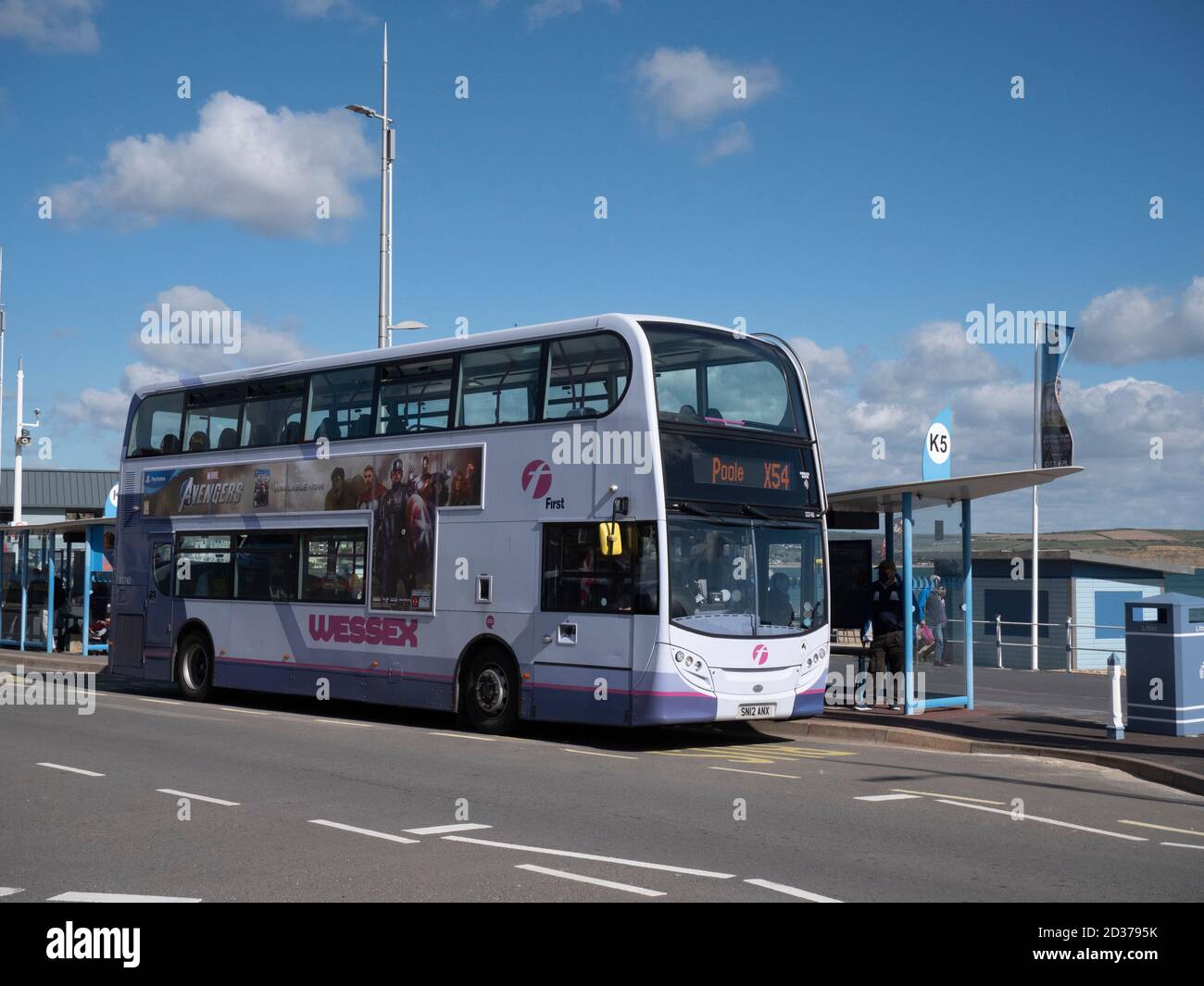 First Wessex, Alexander-dennis Enviro 400 bus on the Esplanade in ...